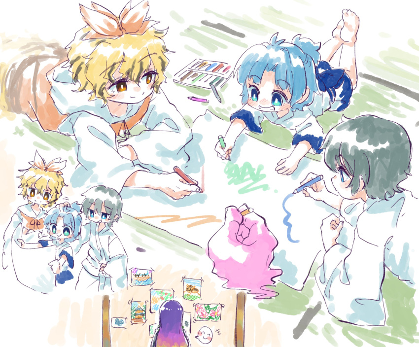 The Big ImageBoard (TBIB) - +++ 1boy 4girls aged down alternate costume ...