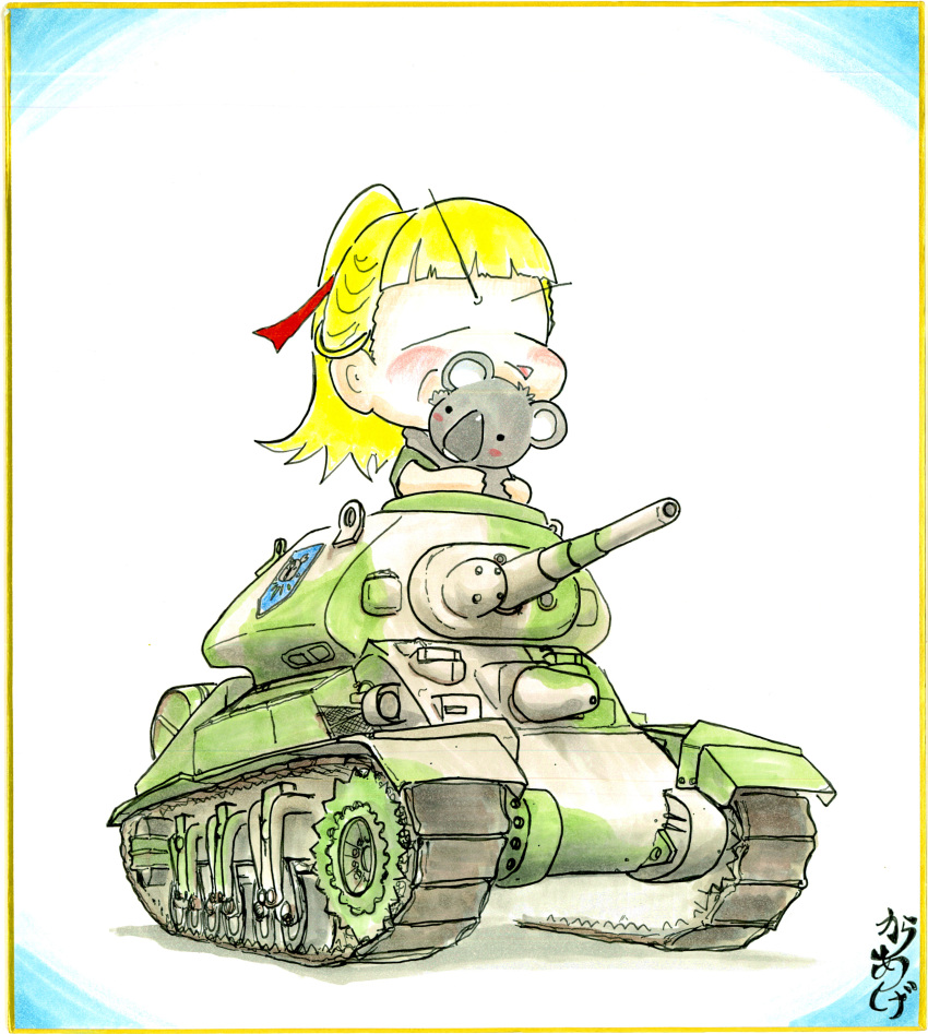 The Big ImageBoard (TBIB) - 1girl :d absurdres ac1 sentinel blonde hair ...