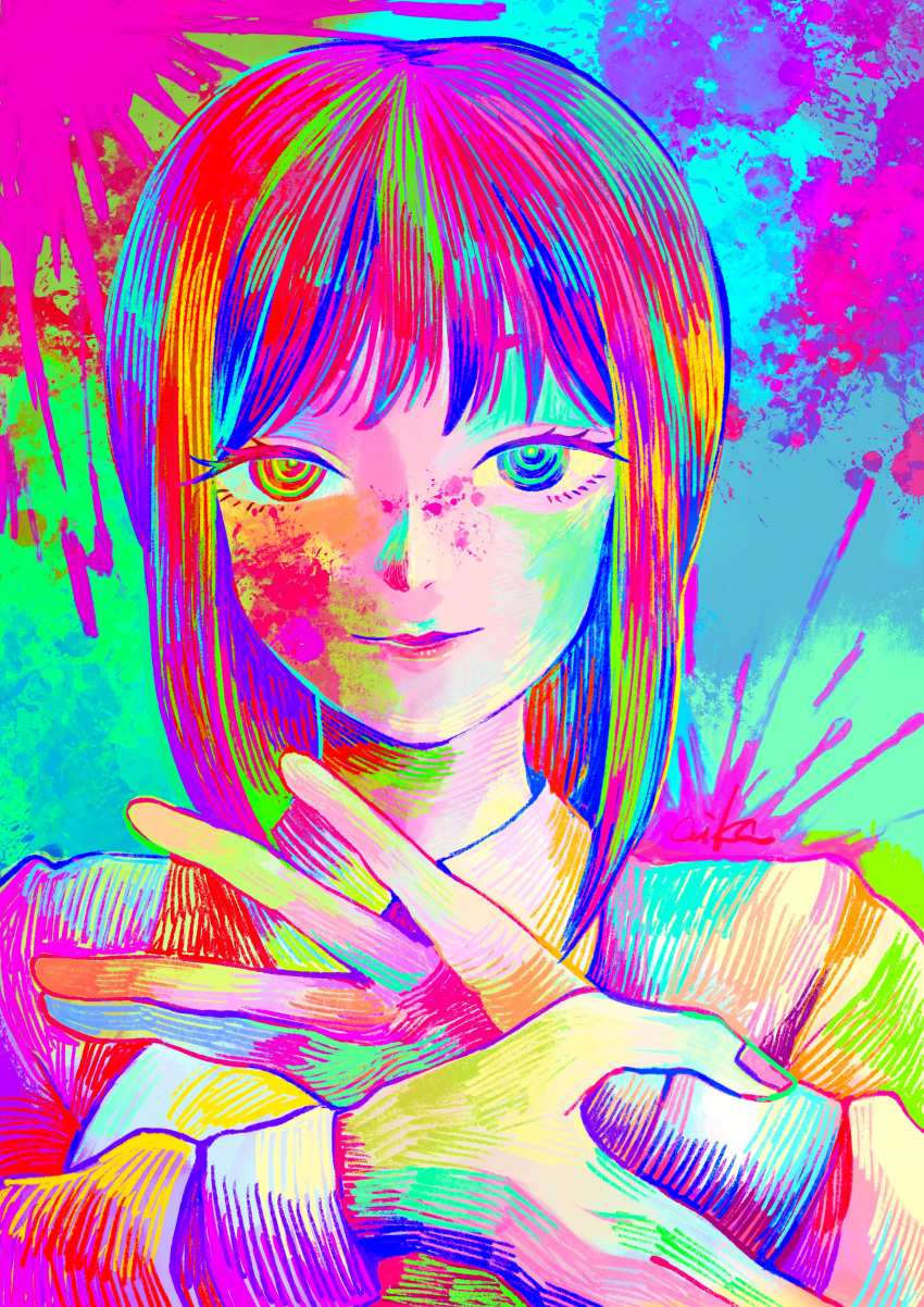 The Big Imageboard Tbib 1girl Abstract Abstract Background