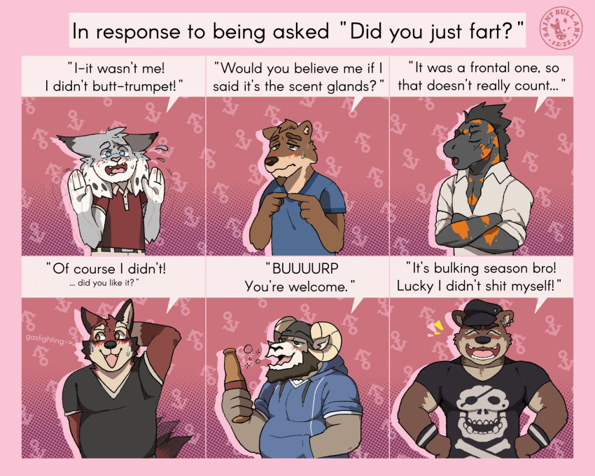 The Big ImageBoard (TBIB) - anthro beard black body black fur blush bodily fluids bovid brown ...