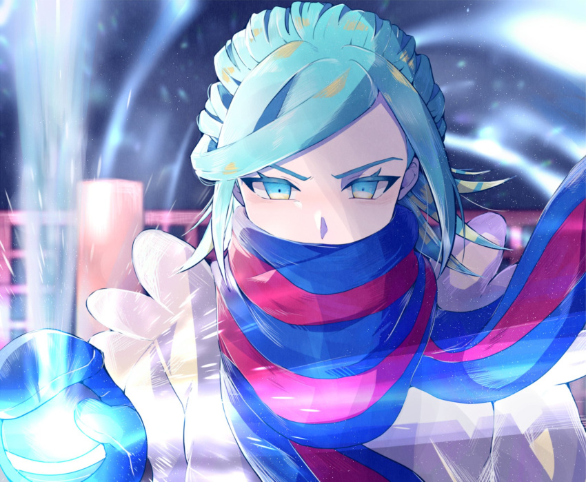 The Big ImageBoard (TBIB) - 1boy androgynous blue eyes blue hair blue ...