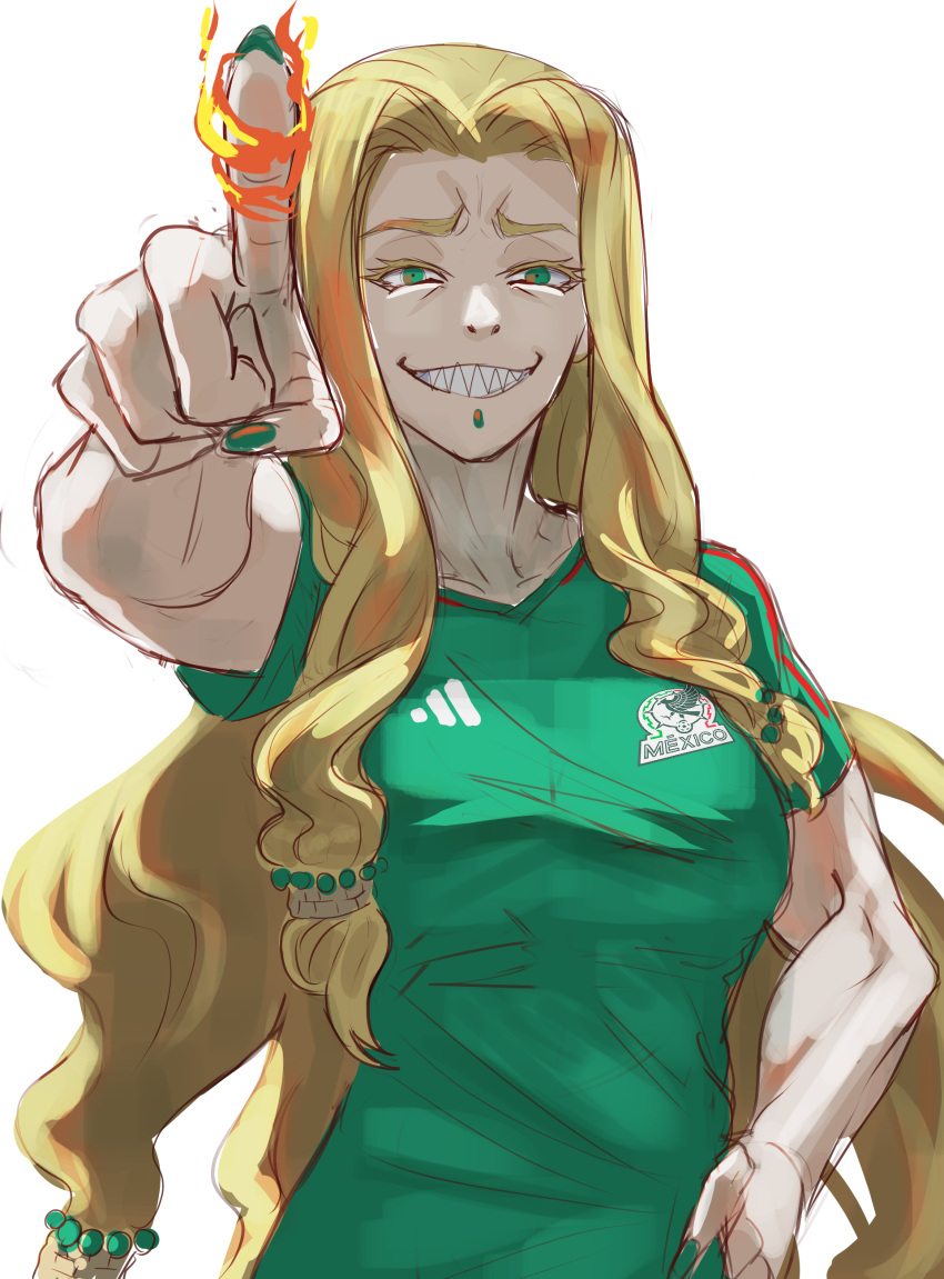 The Big Imageboard Tbib Absurdres Blonde Hair Evil Smile Fate Grand