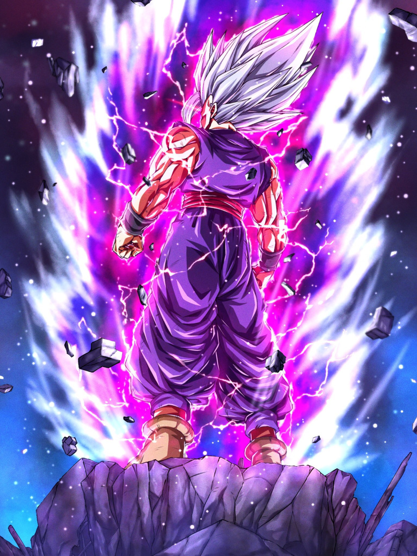 The Big ImageBoard (TBIB) - 1boy aura clenched hands dougi dragon ball ...