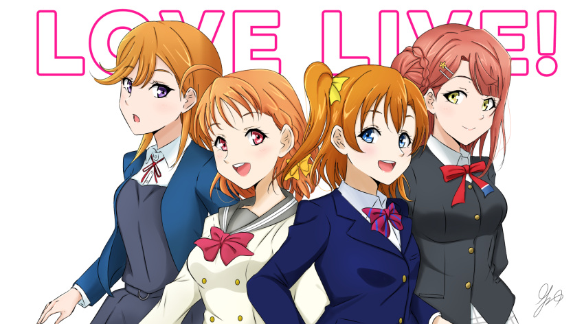 The Big ImageBoard (TBIB) - 4girls copyright name everfree lovelive highres kousaka honoka ...