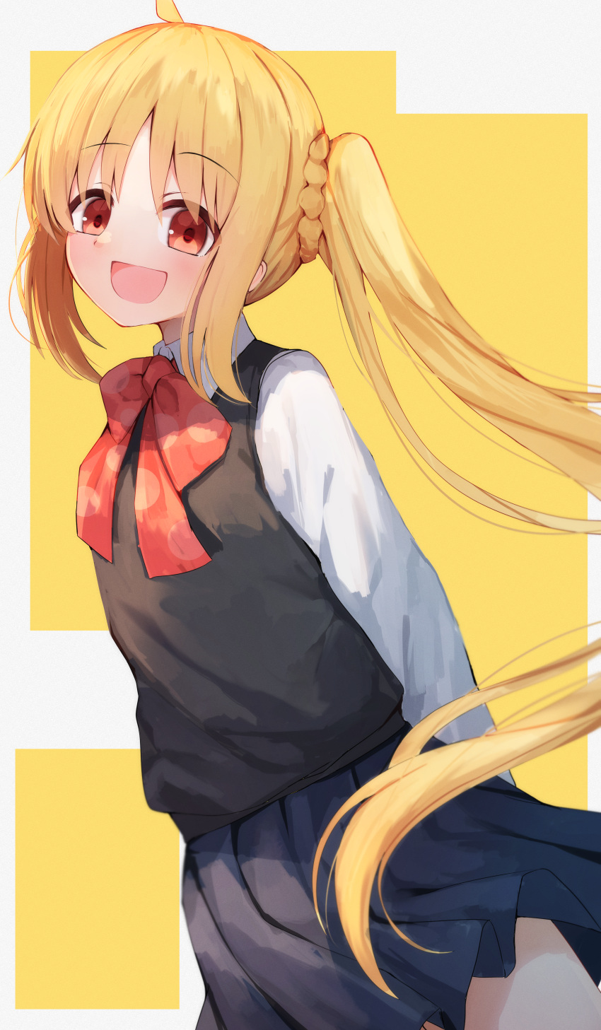 The Big Imageboard Tbib 1girl Absurdres Ahoge Arms Behind Back