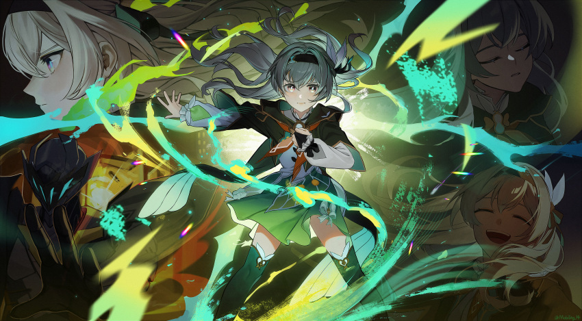 The Big ImageBoard (TBIB) - 1girl absurdres armor black gloves black ...