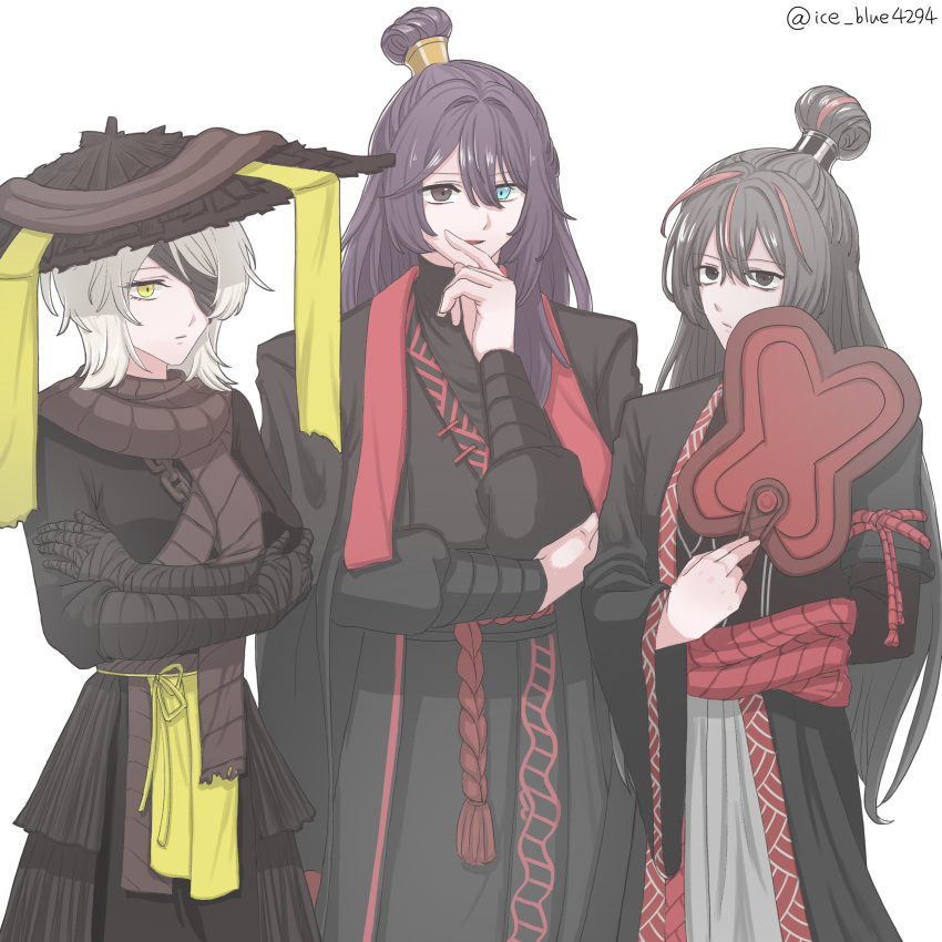 The Big ImageBoard (TBIB) - 1girl 2boys absurdres bandaged arm bandages ...