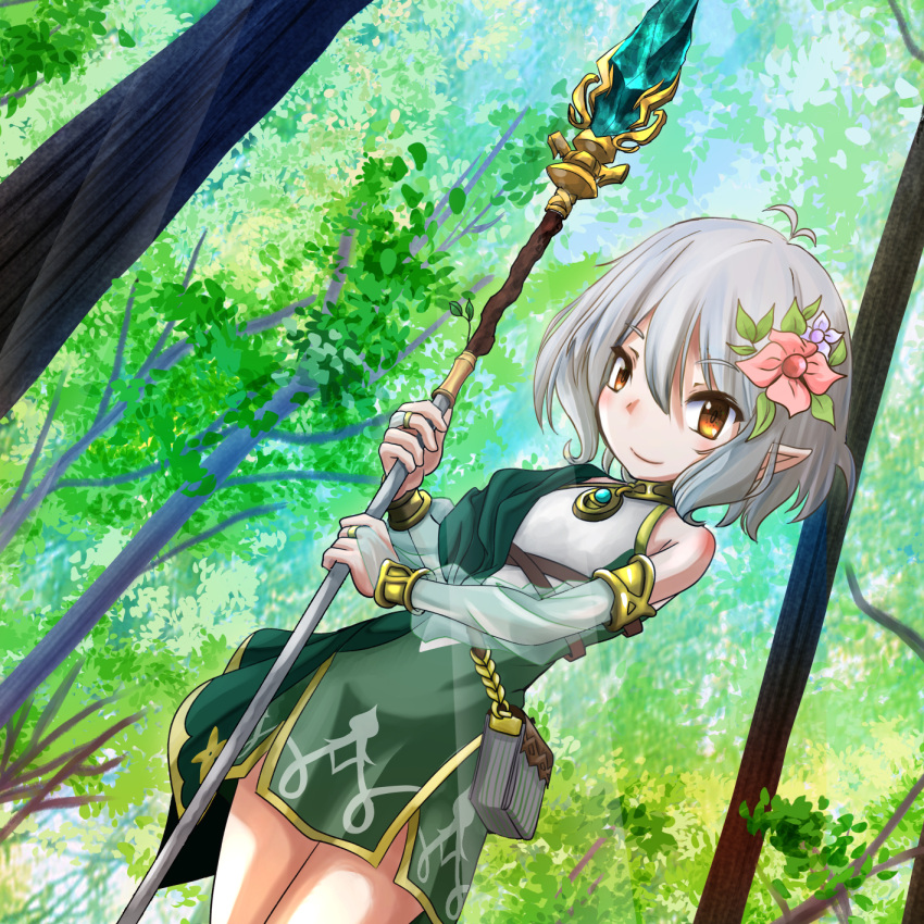 The Big ImageBoard (TBIB) - 1girl blush elf hair ornament highres kokkoro (princess connect ...