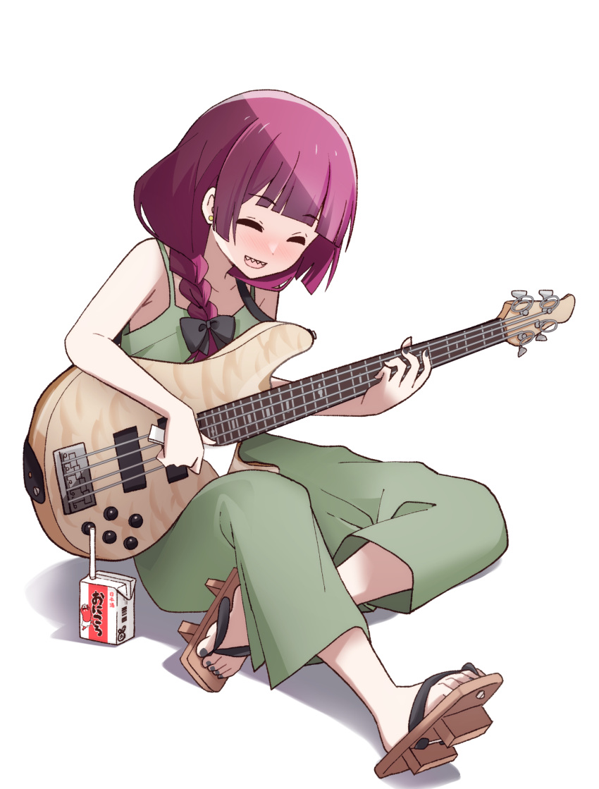 The Big ImageBoard (TBIB) - 1girl alcohol carton bachi bass guitar ...