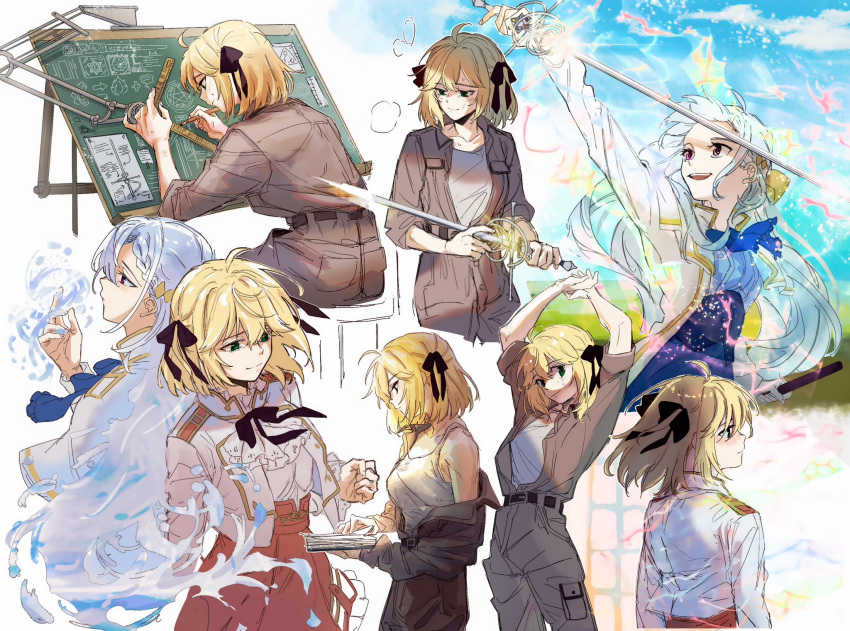 The Big Imageboard Tbib 2girls Anisphia Wynn Palettia Bangs Black