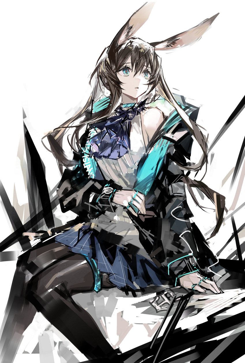 The Big ImageBoard (TBIB) - 1girl absurdres amiya (arknights) animal ear fluff animal ears ...