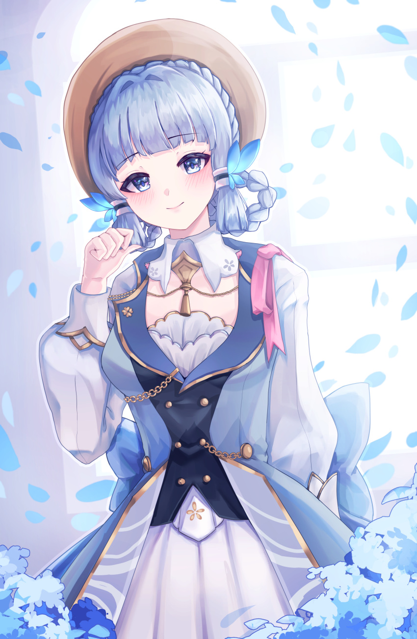 The Big ImageBoard (TBIB) - 1girl absurdres arm behind back bangs blue dress blue eyes blue ...