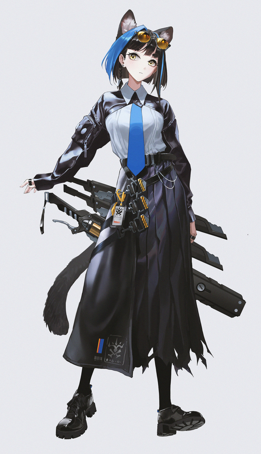 The Big ImageBoard (TBIB) - 1girl animal ear fluff animal ears arm at ...