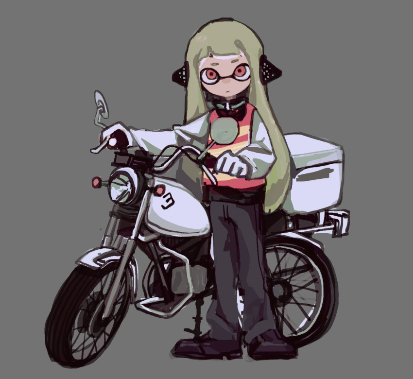 The Big ImageBoard (TBIB) - 1girl agent 3 (splatoon) bangs black footwear black pants closed ...