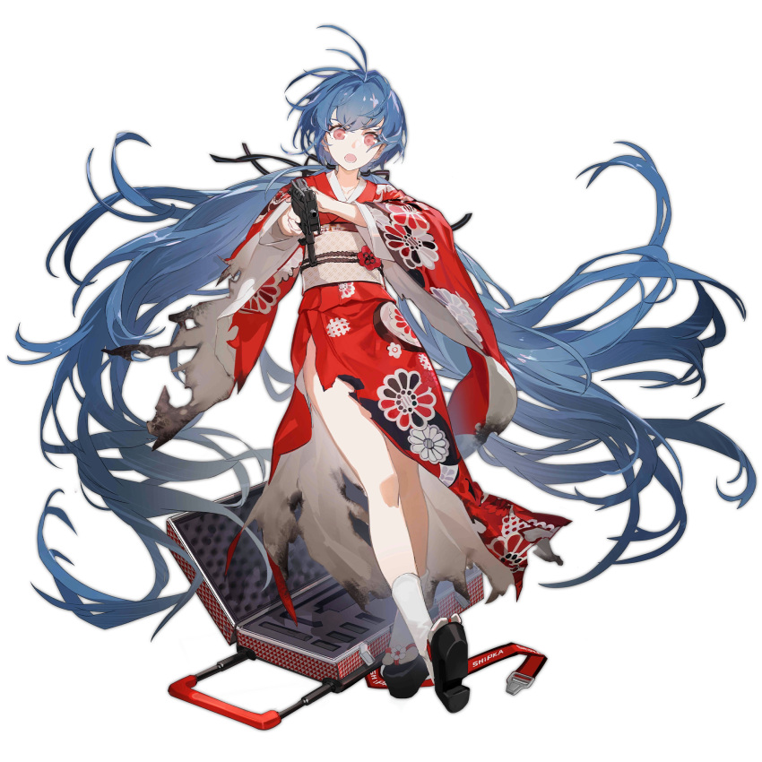 The Big ImageBoard (TBIB) - 1girl aiming at viewer antenna hair arsenal ...