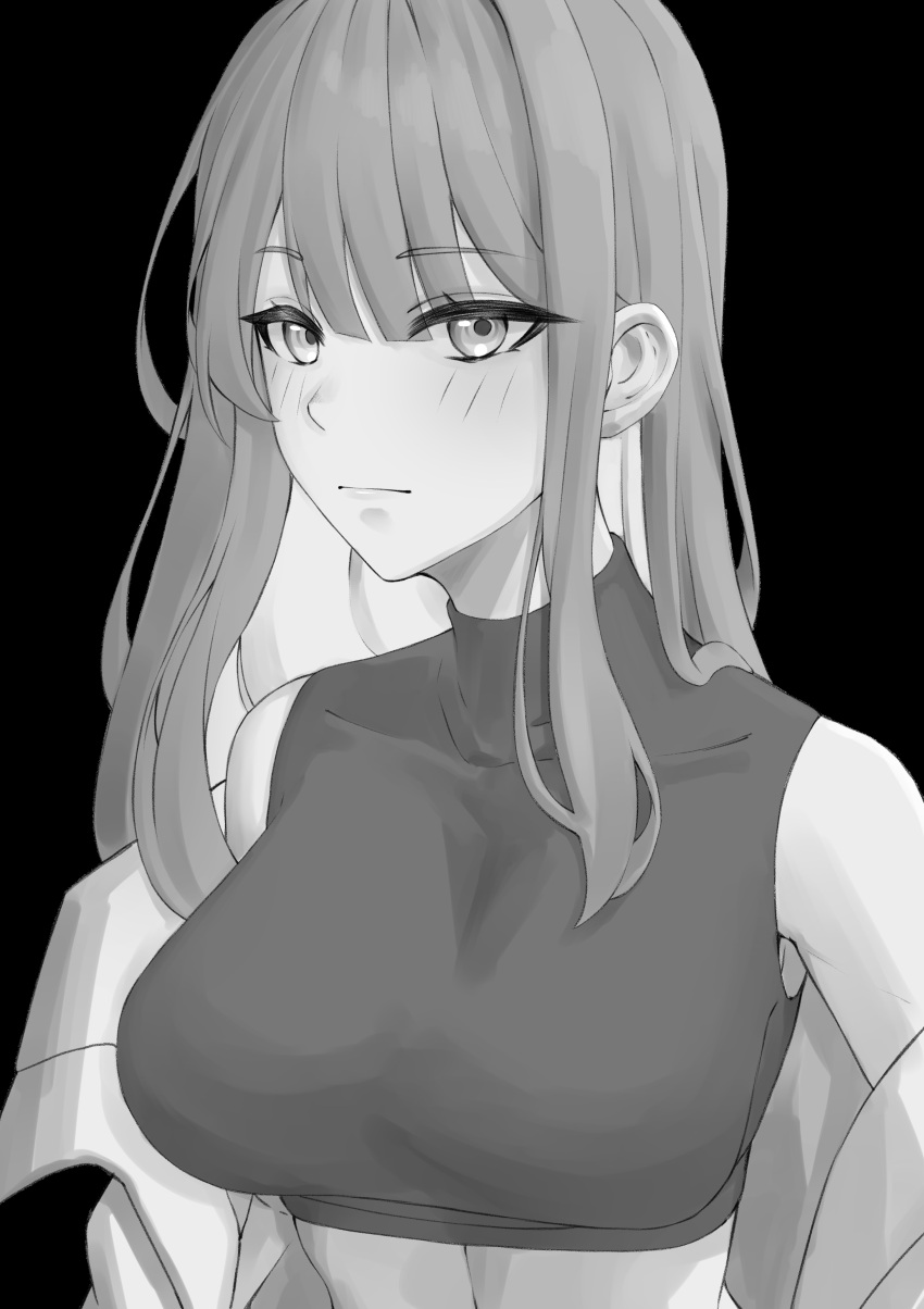 The Big Imageboard Tbib 1girl Absurdres Bare Shoulders Black
