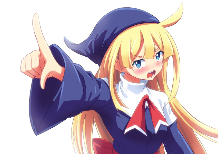 The Big ImageBoard (TBIB) - 1girl blonde hair blue dress blue eyes blue headwear blush dress hat ...