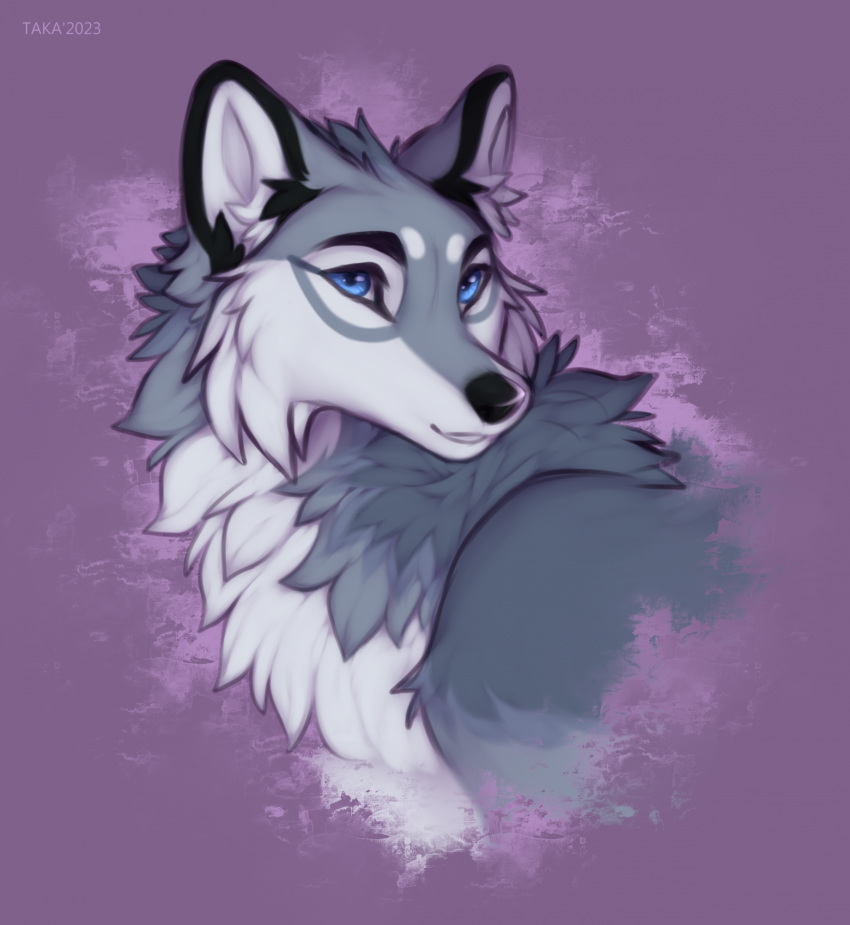 The Big ImageBoard (TBIB) - 2023 a.o.kigahara artist name black nose blue eyes bust portrait ...