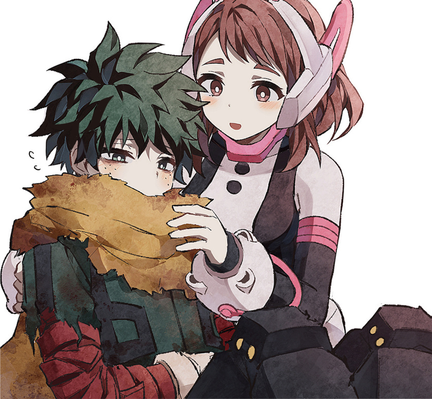The Big ImageBoard (TBIB) - 1boy 1girl arm on thigh bags under eyes ...