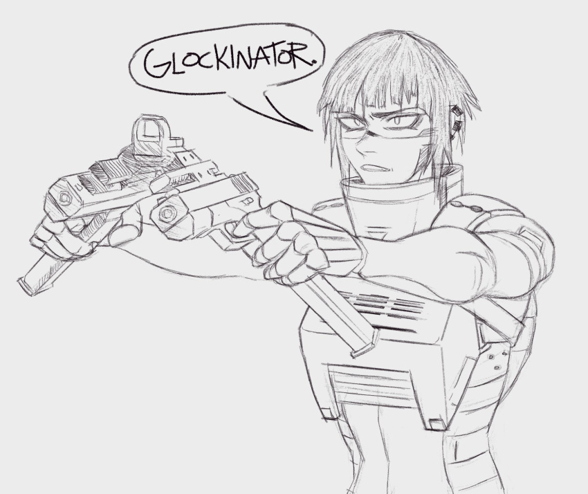 The Big ImageBoard (TBIB) - 1girl android armor breastplate commentary ...