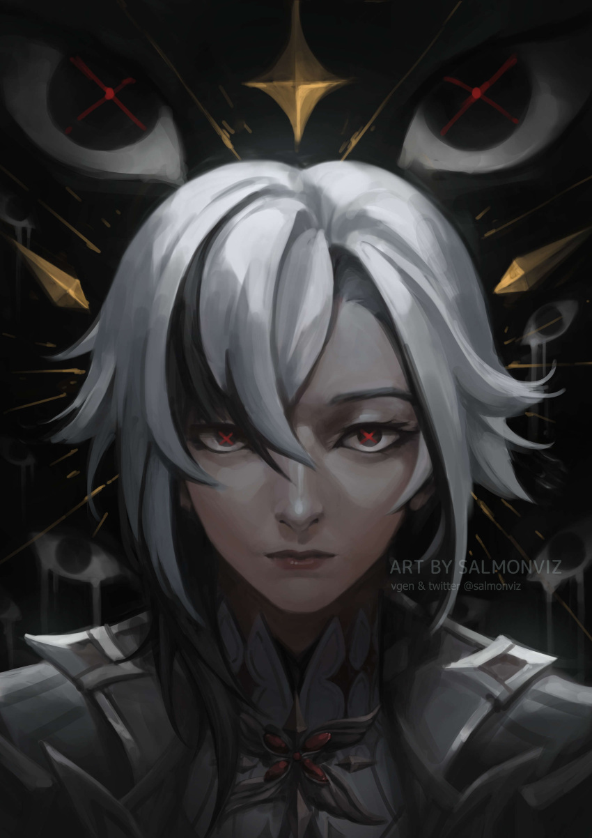 The Big ImageBoard (TBIB) - 1girl absurdres arlecchino (genshin impact) dark background genshin ...