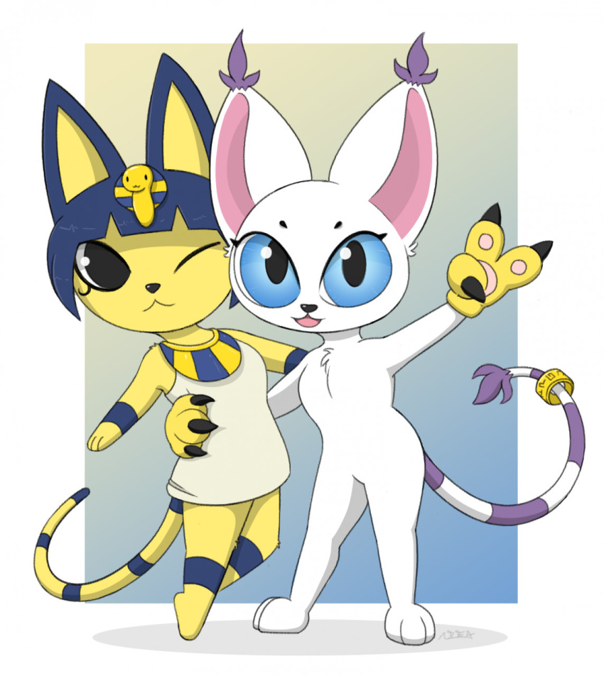 The Big ImageBoard (TBIB) - abstract background animal crossing ankha (animal crossing) anthro ...