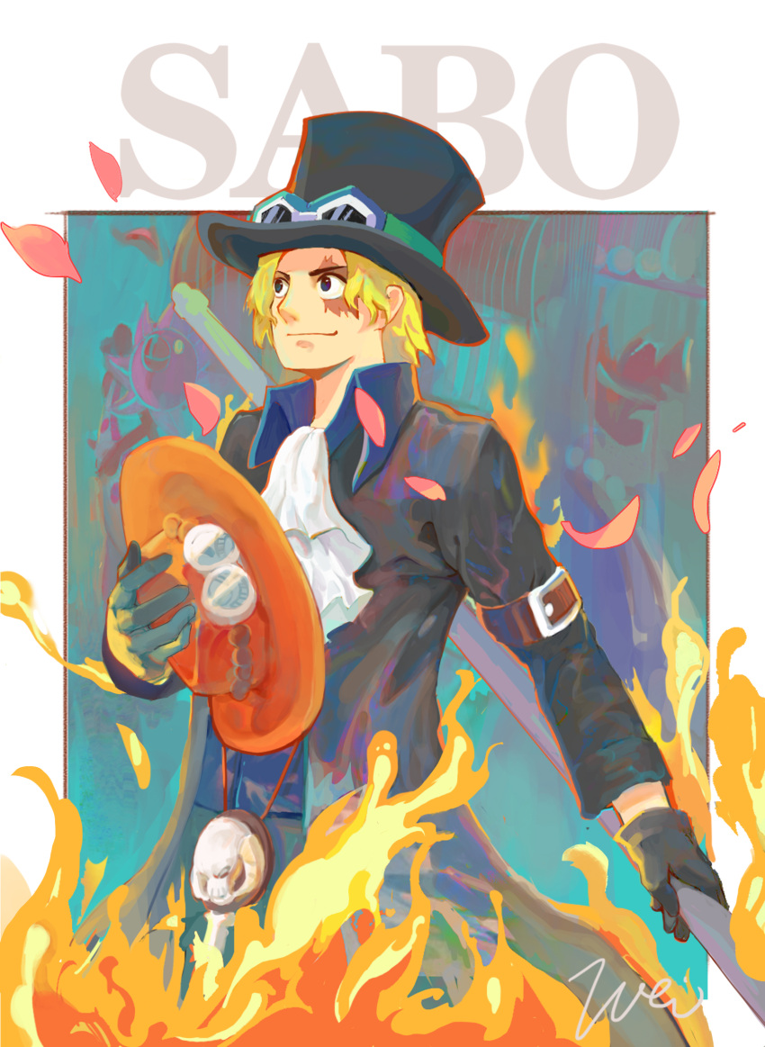 The Big ImageBoard (TBIB) - 1boy ascot black gloves blonde hair ...