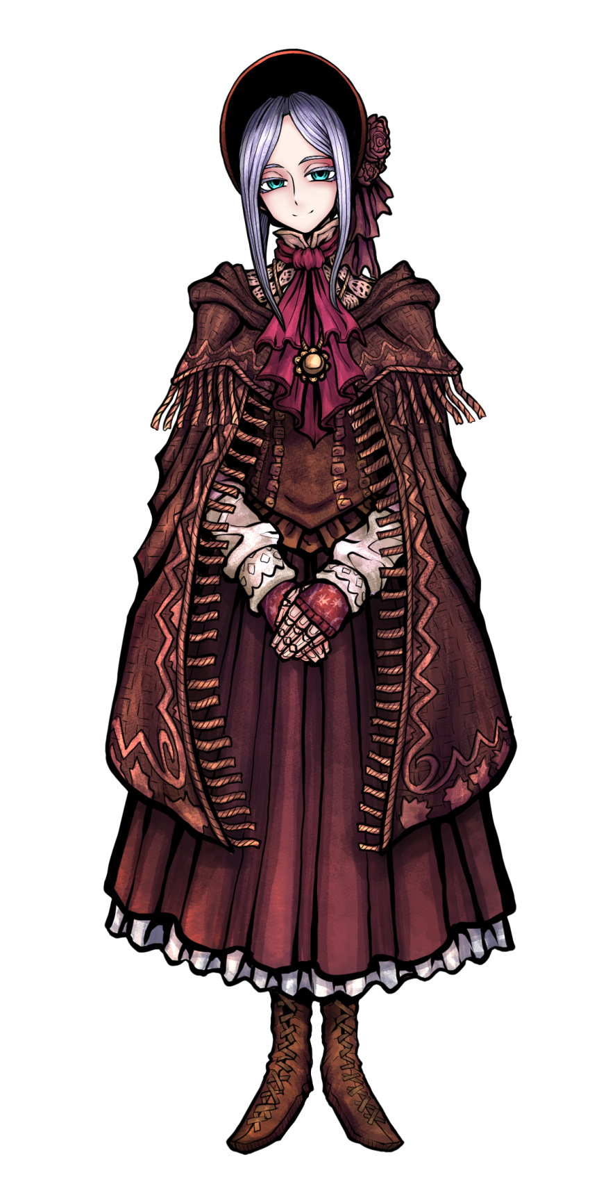 The Big ImageBoard (TBIB) - 1girl aqua eyes ascot bloodborne bonnet ...