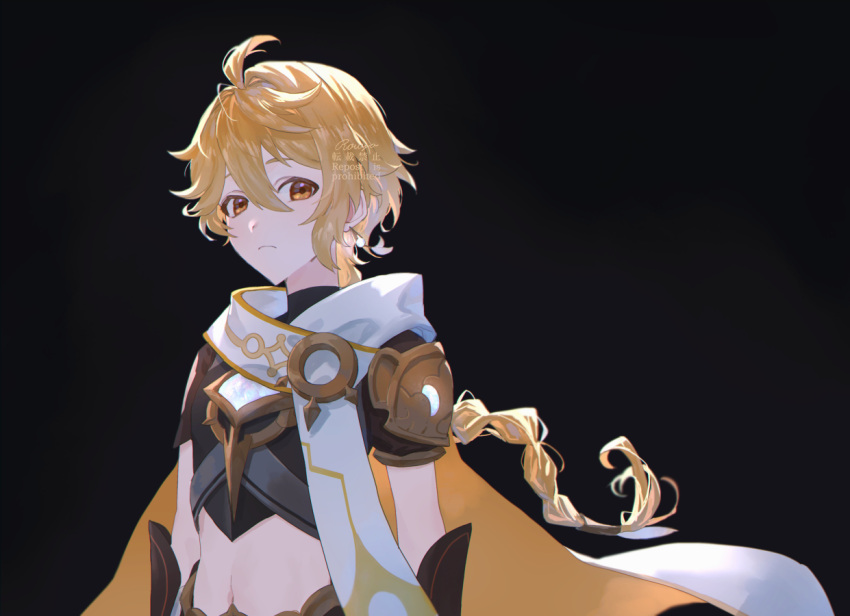 The Big ImageBoard (TBIB) - 1boy aether (genshin impact) ahoge arm ...