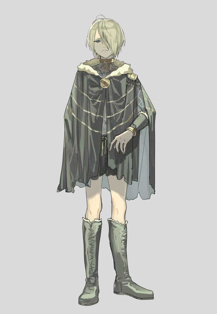 The Big ImageBoard (TBIB) - 1boy blonde hair blue eyes cloak fate/grand ...