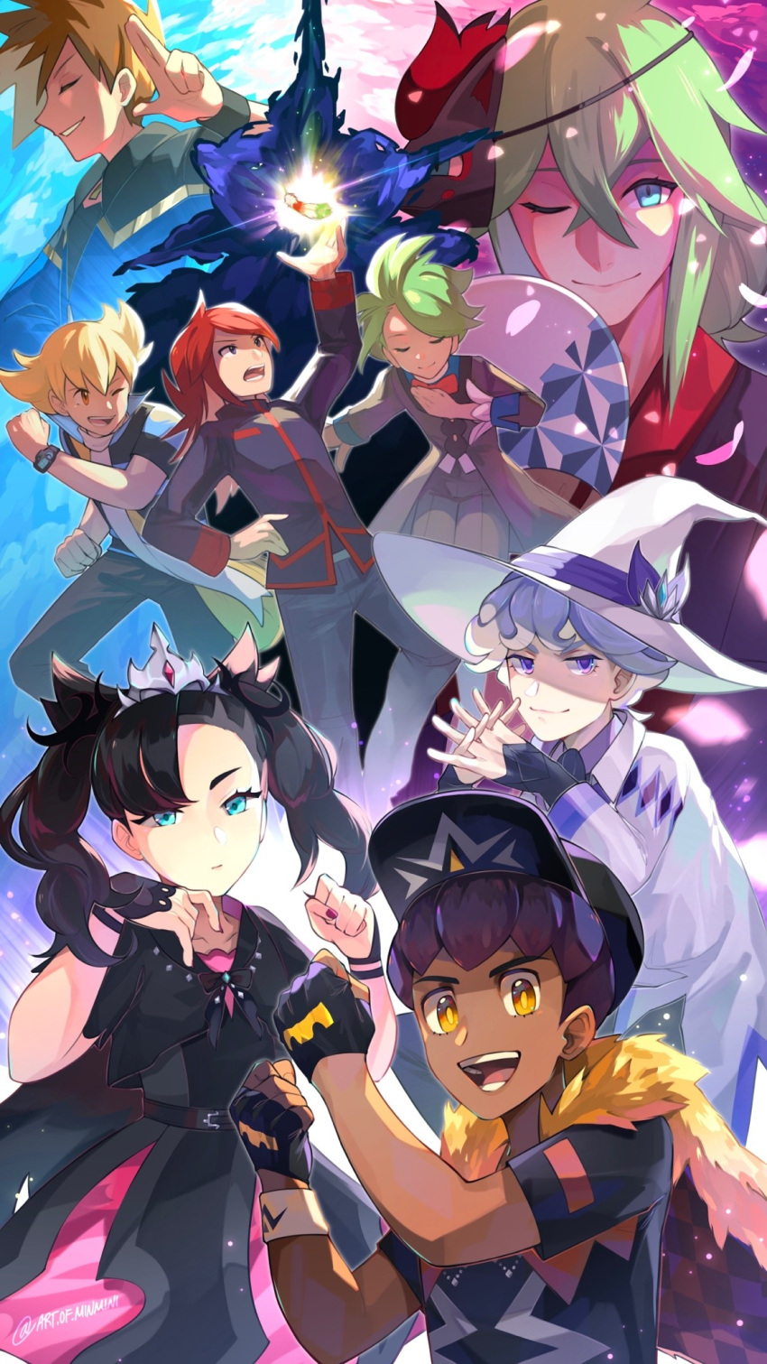 The Big ImageBoard (TBIB) - 1girl 6+boys alternate color barry (pokemon ...