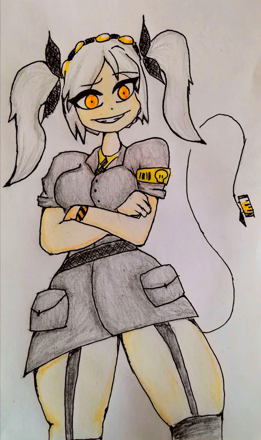 The Big ImageBoard (TBIB) - absurd res armband clothing coat crossed arms female glitch ...