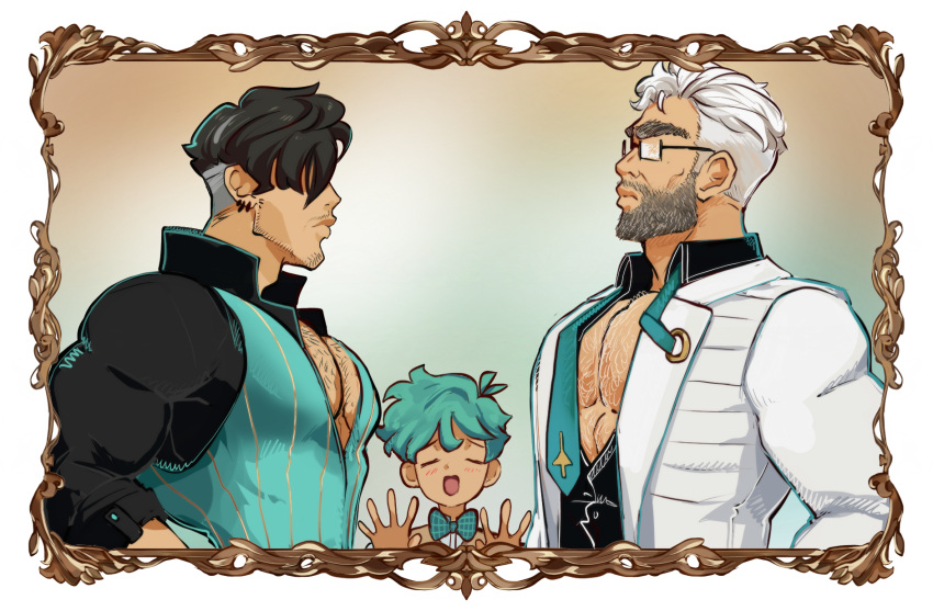 The Big ImageBoard (TBIB) - 3boys age difference antonio satou beard ...