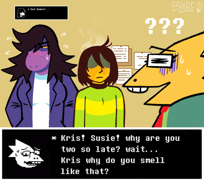 The Big ImageBoard (TBIB) - 2023 absurd res alphys ambiguous gender anthro blarf022 blush blush ...