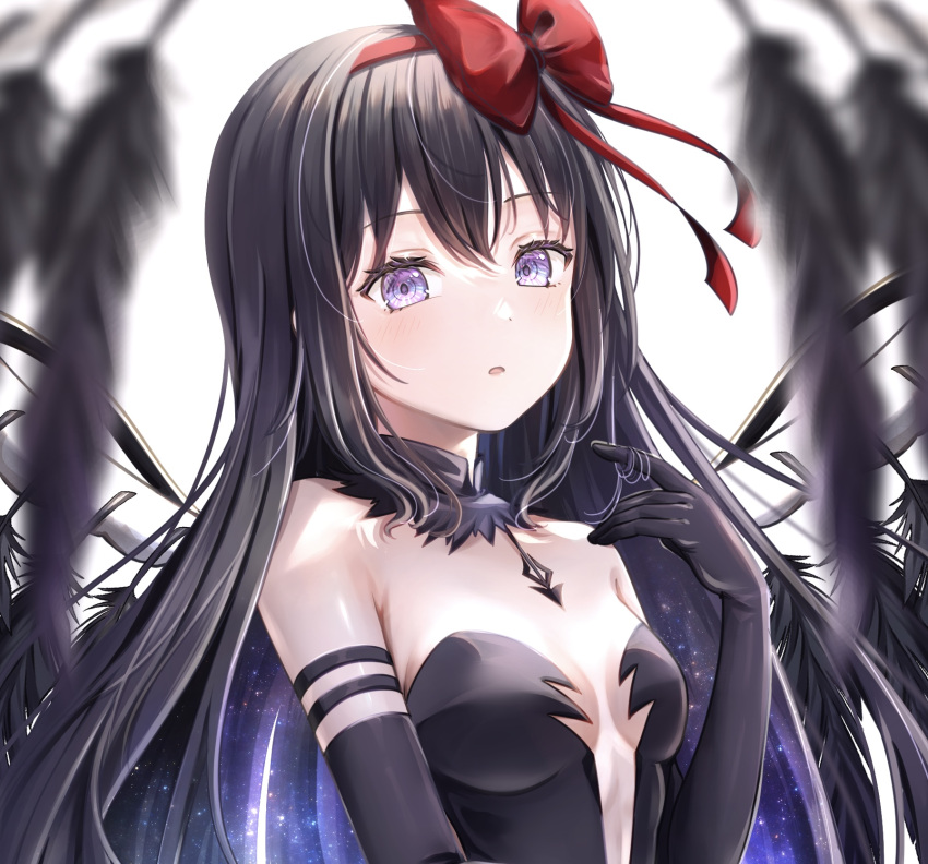 The Big Imageboard Tbib 1girl Akemi Homura Akuma Homura Black Hair