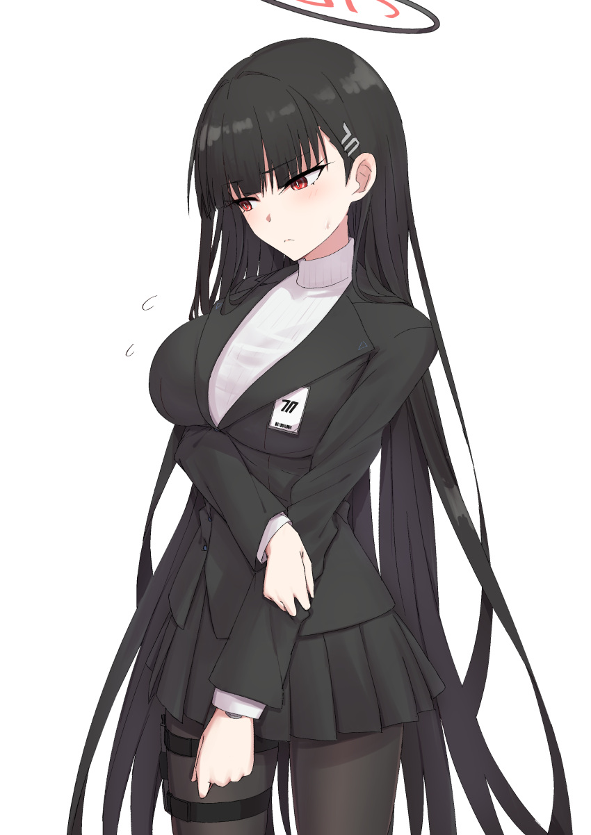The Big Imageboard Tbib 1girl Absurdres Black Hair Black Jacket