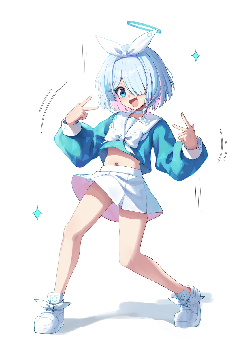 The Big ImageBoard (TBIB) - 1girl :d absurdres arona (blue archive ...