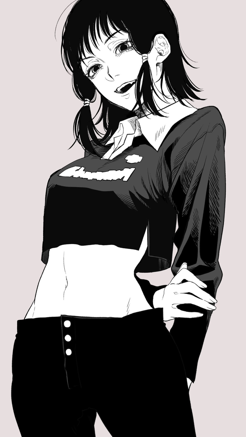 The Big Imageboard Tbib 1girl Arm Behind Back Black Hair Blue Eyes