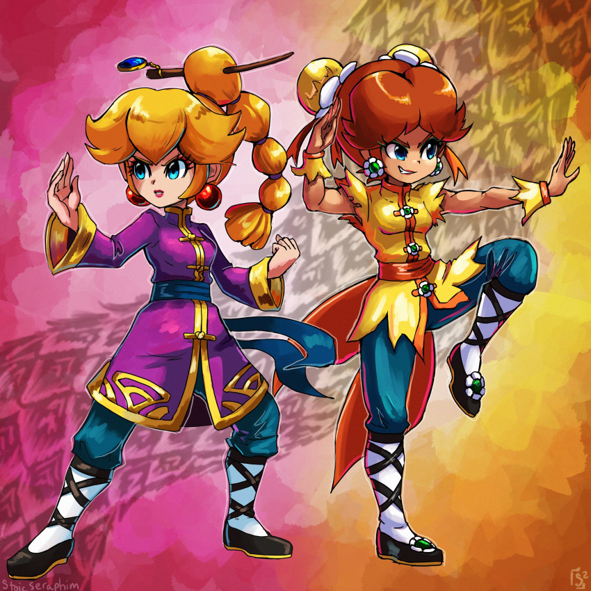 The Big ImageBoard (TBIB) - 2girls absurdres black footwear blonde hair ...