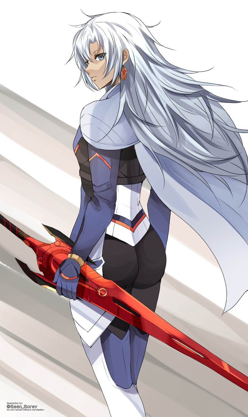 The Big ImageBoard (TBIB) - 1girl a (xenoblade) absurdres armor back ...