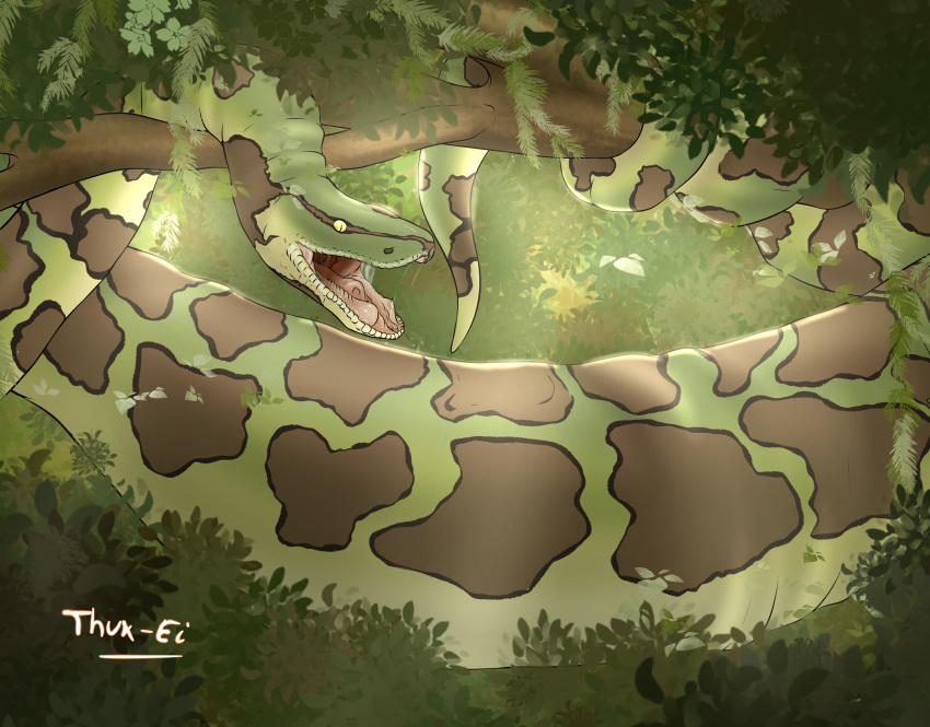 The Big ImageBoard (TBIB) - abdominal bulge absurd res belly bulge female feral forest hi res ...