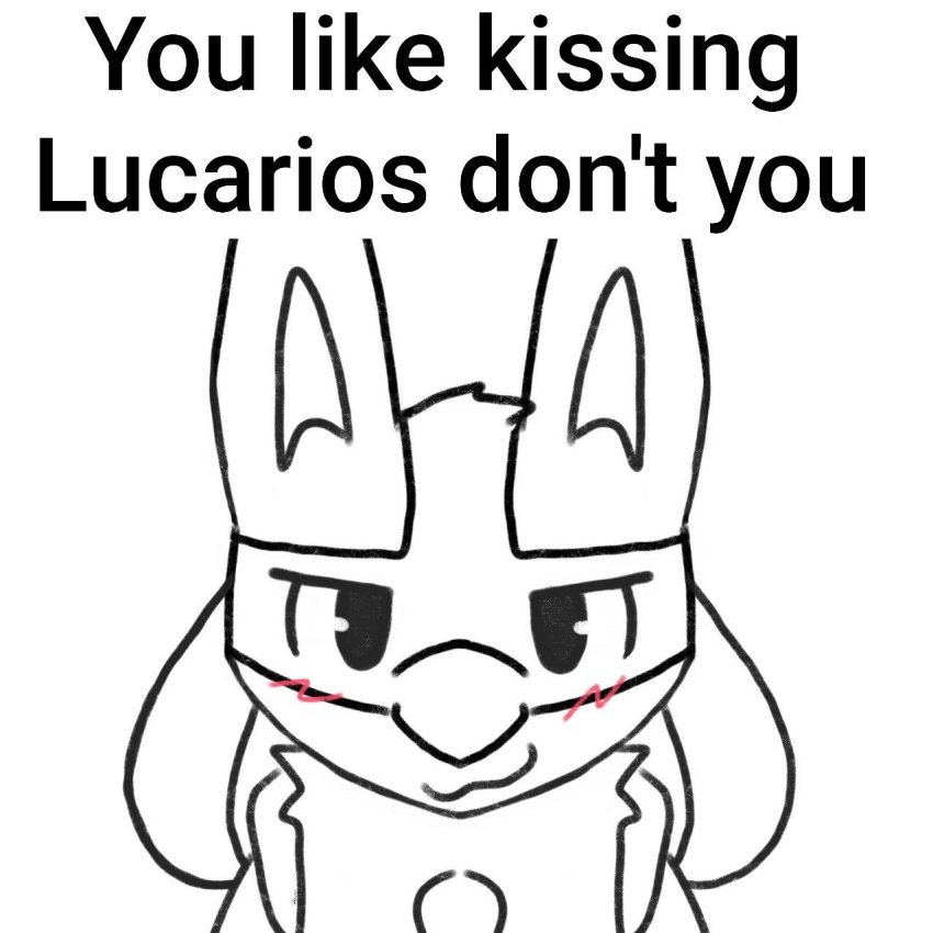 The Big ImageBoard (TBIB) - 1:1 ambiguous gender anthro blush boy kisser (meme) english text ...
