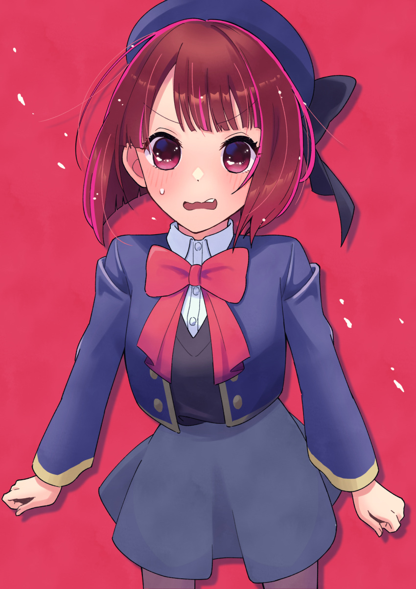 The Big ImageBoard (TBIB) - 1girl arima kana beret blue headwear blue jacket blue vest blush bob ...