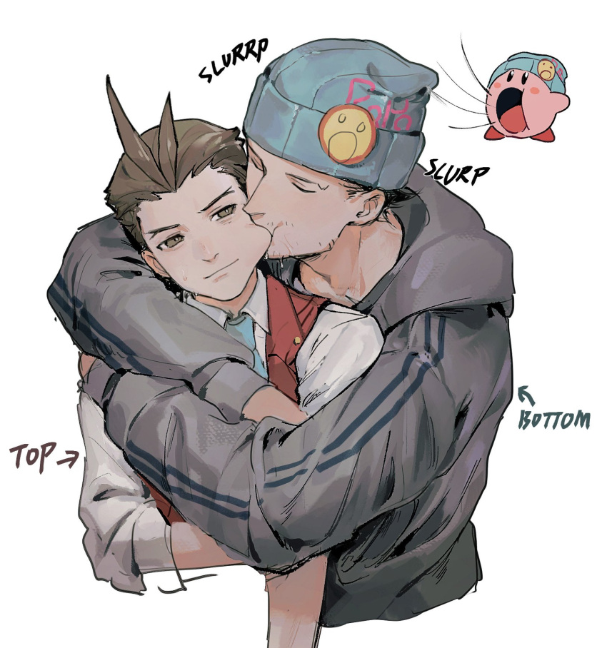 The Big ImageBoard (TBIB) - 2boys ace attorney annoyed antenna hair ...