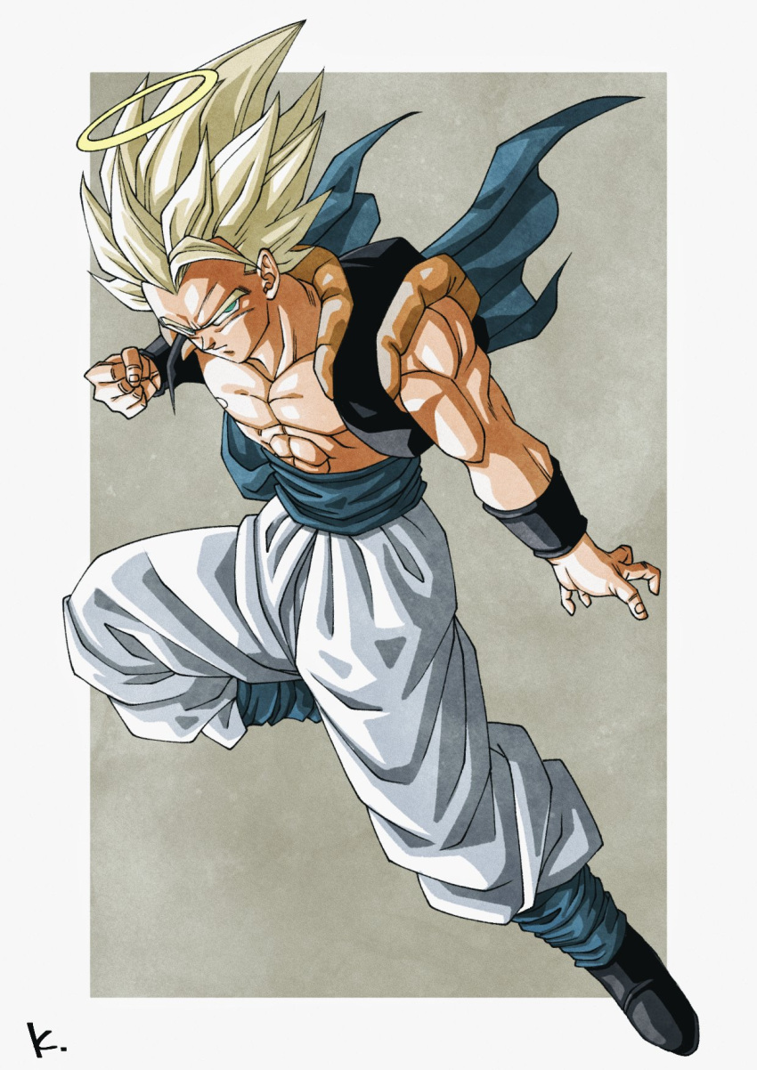 The Big ImageBoard (TBIB) - 1boy abs baggy pants black footwear black ...