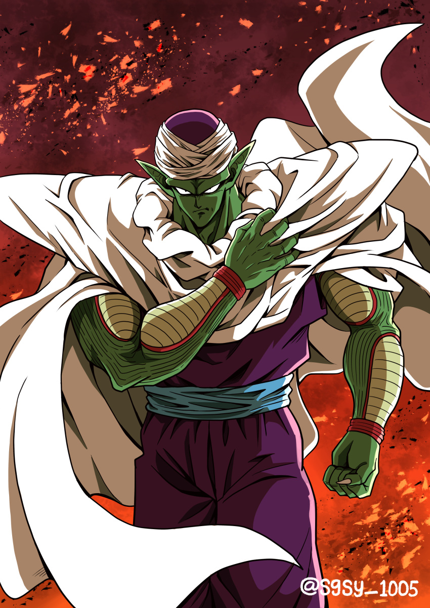 The Big ImageBoard (TBIB) - 1boy absurdres cape clenched hand closed ...