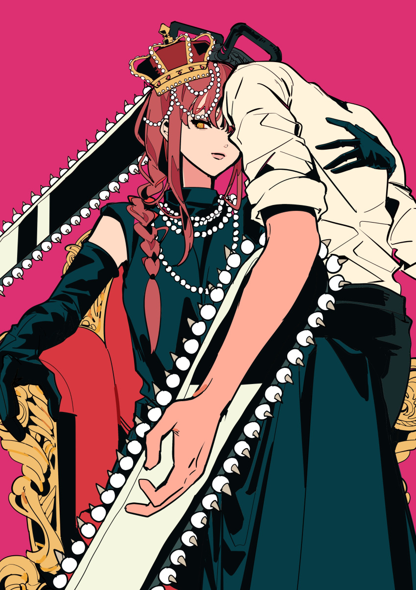 The Big ImageBoard (TBIB) - 1boy 1girl absurdres black dress black ...