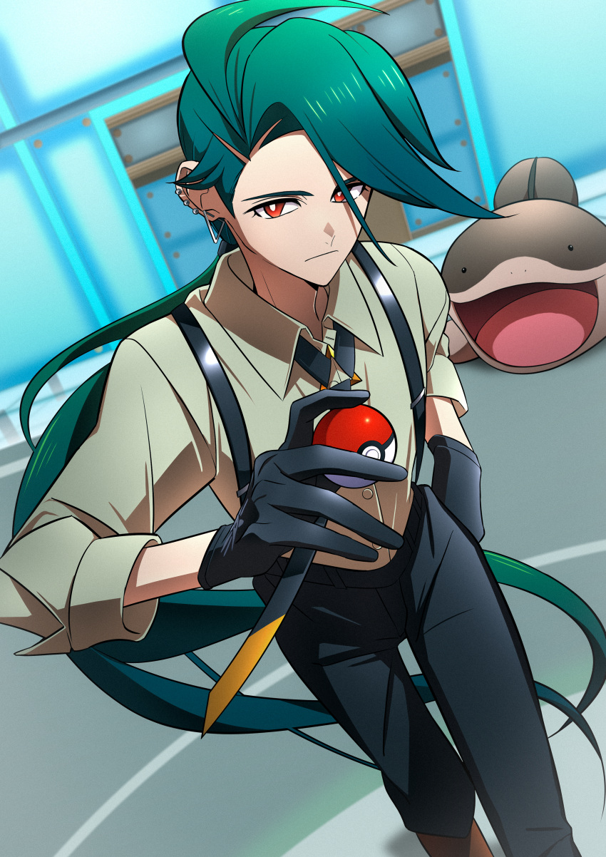 The Big ImageBoard (TBIB) - 1girl absurdres black gloves black necktie ...