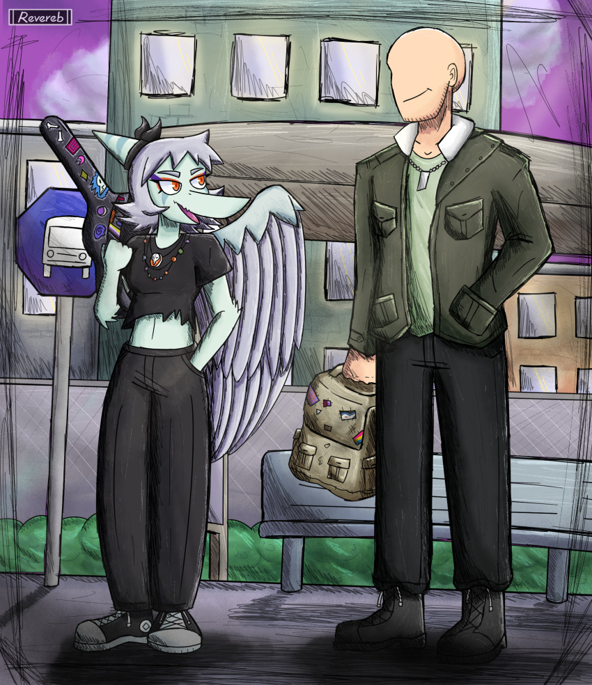 The Big ImageBoard (TBIB) - anon (snoot game) anthro cavemanon studios clothing crop top ...