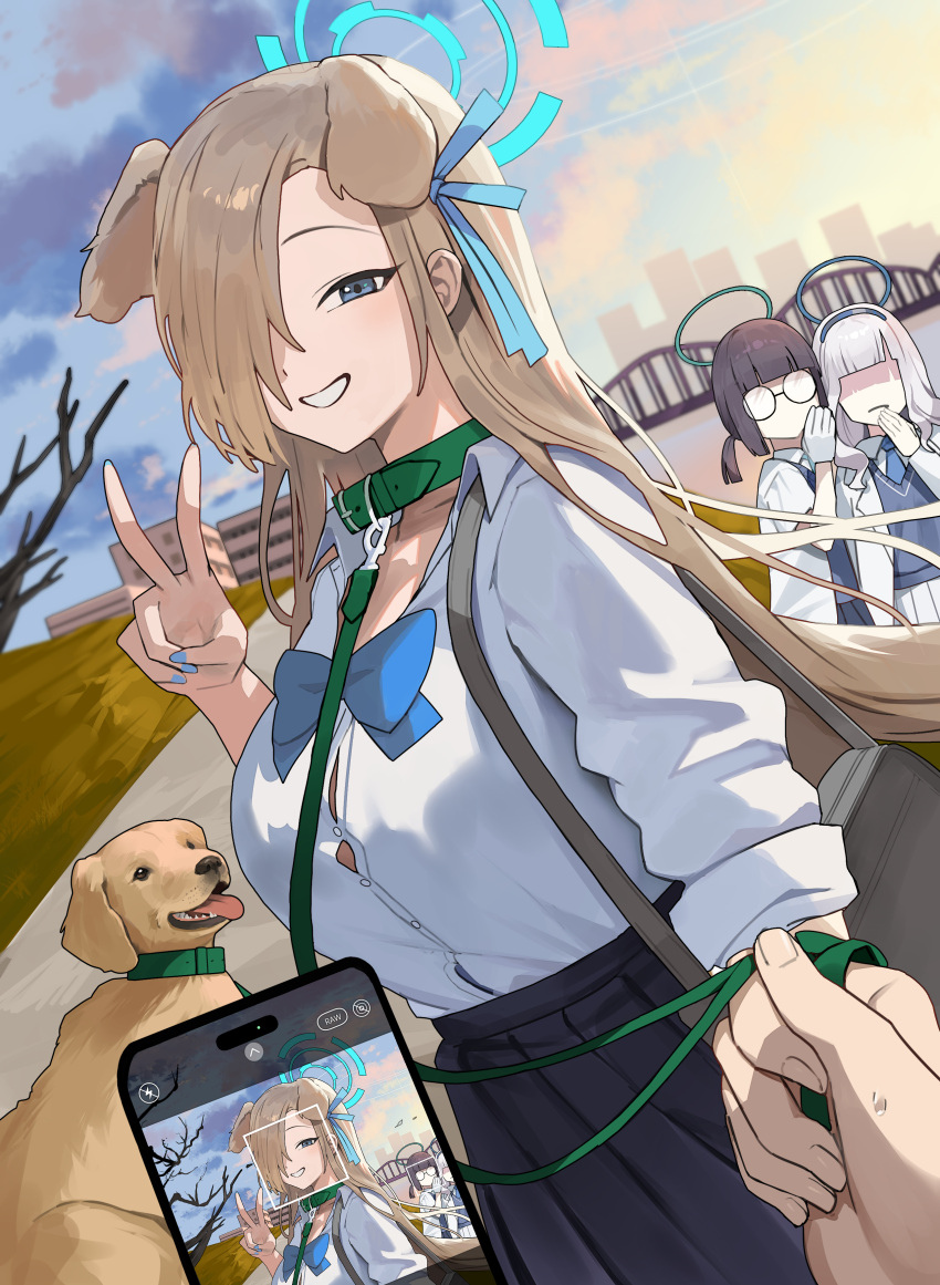 The Big ImageBoard (TBIB) - 3girls absurdres animal ears asuna (blue ...